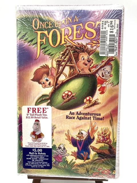 ONCE UPON A Forest Clam Shell (VHS, 1993) NEW £7.35 - PicClick UK