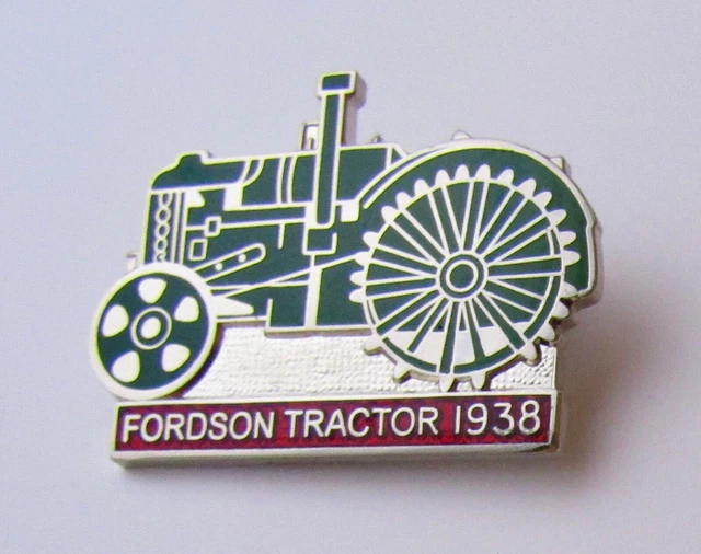 VINTAGE FORDSON TRACTOR 1938 Enamel Pin Badge - Farming, Farmer, Rally ...