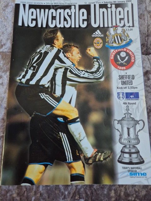 NEWCASTLE UNITED V Sheffield United Official Matchday Programme 8th ...