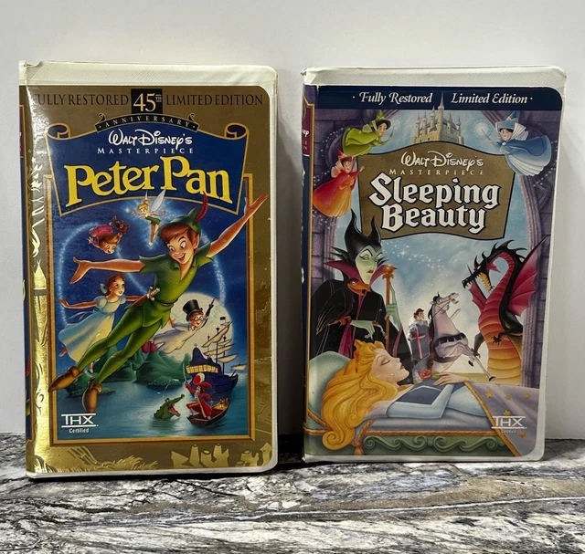 WALT DISNEY SLEEPING Beauty,Peter Pan Fully Restored Limited Edition Masterpiece £155.11 ...