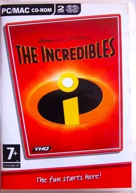 DISNEY PIXAR THE Incredibles PC/MAC Fun Club 2-disc CD-ROM ...