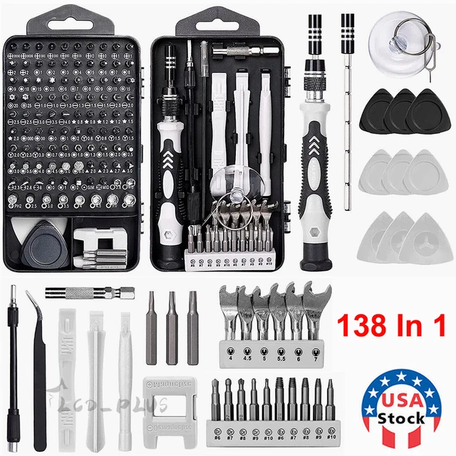 PRECISION SCREWDRIVER SET Mini 138 in1 Multi-function TORX Magnetic ...