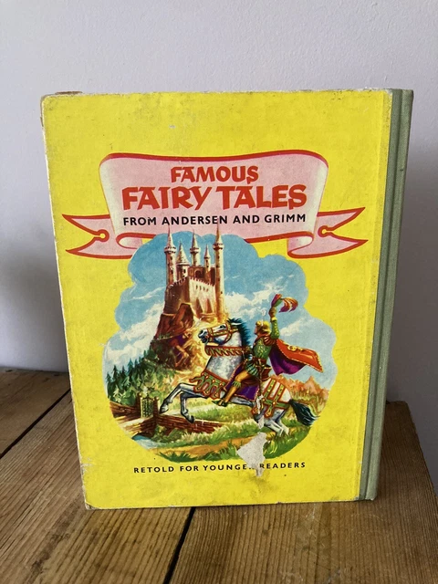 FAMOUS FAIRY TALES From Andersen And Grimm Vintage Hardback Children’s ...