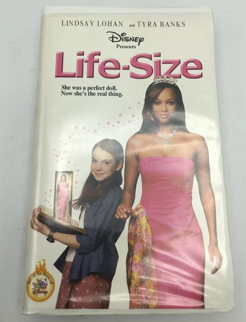 LIFE-SIZE (VHS, 2000) Lindsay Lohan, Tyra Banks Disney Clamshell $3.98 ...