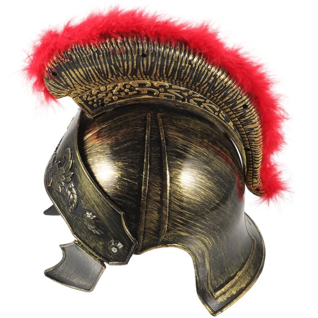SOLDIER COSTUME ANCIENT Roman Helmet Kids Knight Cosplay Child Wearable ...