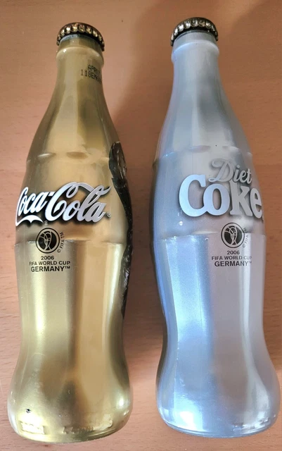 COCA COLA DIET Coke Bottles World Cup 2006 Silver Gold £9.99 - PicClick UK