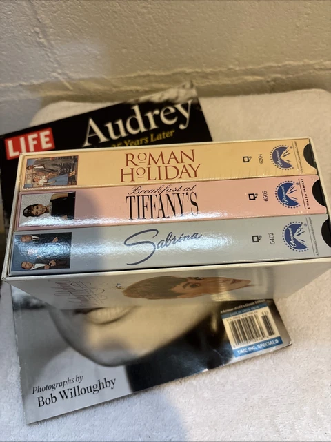 AUDREY HEPBURN VHS box set & Life magazine w/Audrey £15.48 - PicClick UK