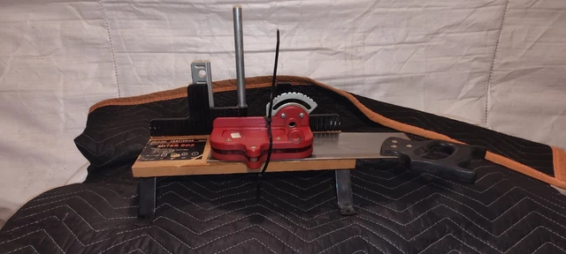 VINTAGE SEARS CRAFTSMAN Miter Box Model 9-36333 Plus Saw $38.00 - PicClick