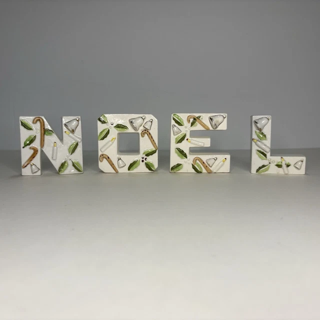 VINTAGE CHRISTMAS 1950'S Ceramic NOEL Letters Tilsco Japan £40.99 ...