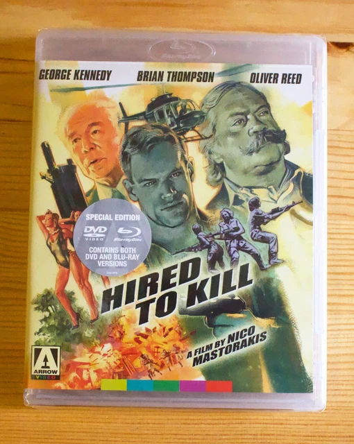 HIRED TO KILL Blu-ray/DVD Arrow Video Nico Mastorakis Oliver Reed Cult Brand New $22.99 ...