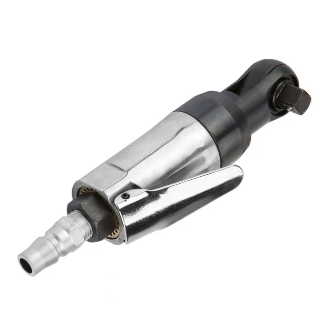 1/4& SQUARE DRIVE Straight Shank Pneumatic Ratchet Wrench Professional ...
