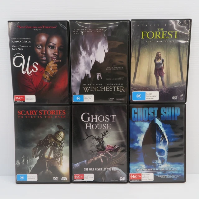6 X HORROR DVD Set-Ghost Ship/Ghost House/The Forest/Winchester/Us ...