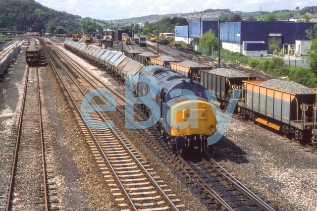 35MM RAILWAY SLIDE of Class 37 37207 @ Tavistock Junction Copyright to ...