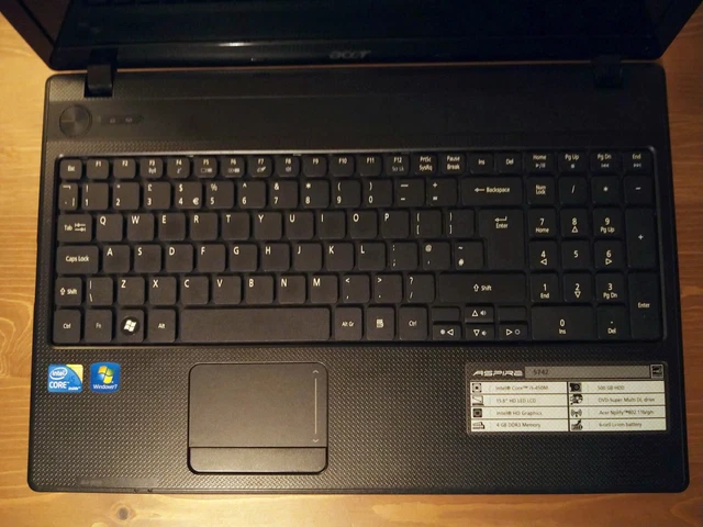 ACER ASPIRE 5742 Intel Core i5 M460 2,53 GHz 8 GB RAM 500 GB disco ...