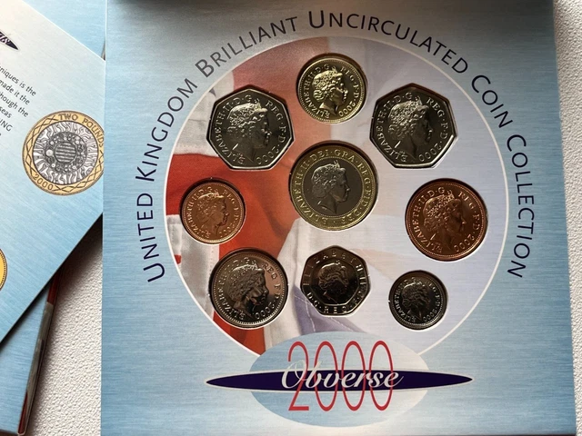 UNITED KINGDOM ROYAL Mint 2000 Millennium Brilliant Uncirculated Coin ...