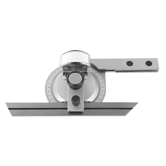360 DEGREE STEEL Bevel Protractor Angle Finder Measuring Ruler W ...