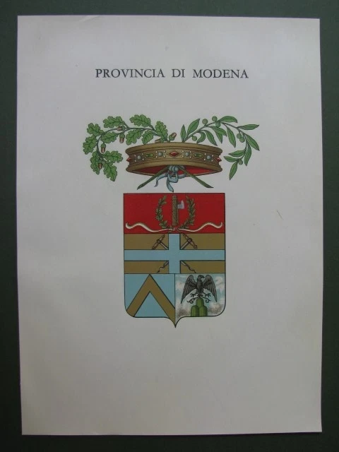 MODENA. STEMMA DELLA città. Litografia circa anno 1930 EUR 6,00 ...