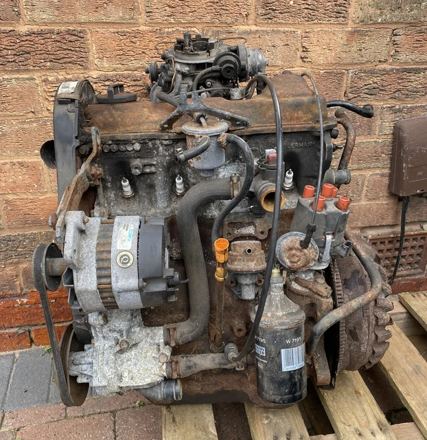 VW GOLF MK1 1.8 Convertible 1990 110k Complete Engine Carburettor ...