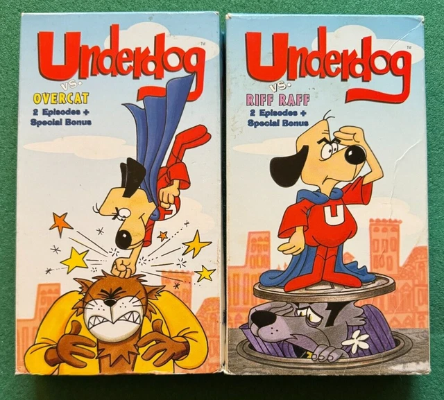 UNDERDOG VS. RIFF Raff Vs. Overcat 2 VHS ++ DVD GRATUIT EUR 22,10 ...