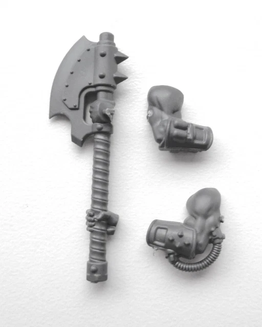 WARHAMMER 40K NECROMUNDA House Goliath Upgrade Bruiser Two Handed Axe ...
