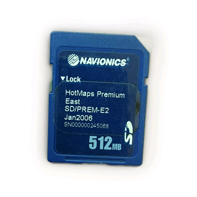 NAVIONICS HOTMAPS PREMIUM SD-Card Electronic Chart Map USA East SD/PREM ...