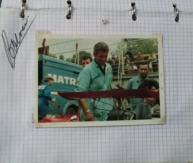 GIULIO BORSARI FERRARI Fotos Mit Autogramm Original Gp F1 Frankreich ...