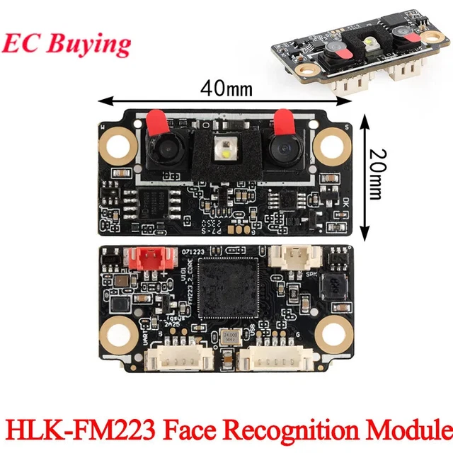 HLK-FM223 FACE RECOGNITION Module Intelligent AI 3D IR Infrared ...