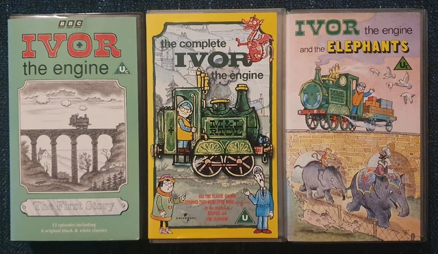 BBC IVOR THE Engine Vhs Video Tape Cassette Oliver Postgate Complete ...