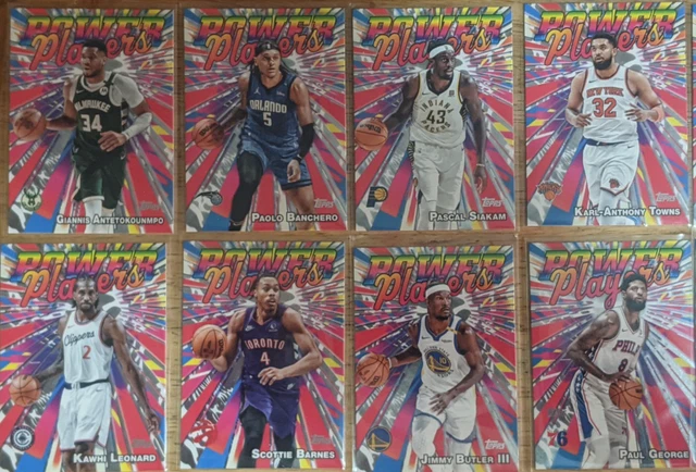 TOPPS 2025 FLAGSHIP Power Players complete insert set PP1-PP20 inc ...