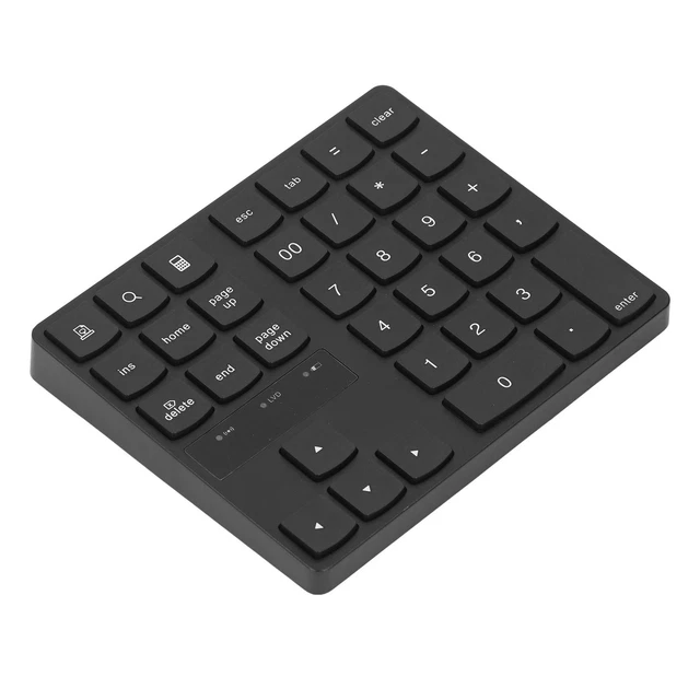 2.4 GHZ NUMBER Keyboard 35 Keys Wireless Numeric Keypad Up To 32.8ft Silent For £19.25 - PicClick UK