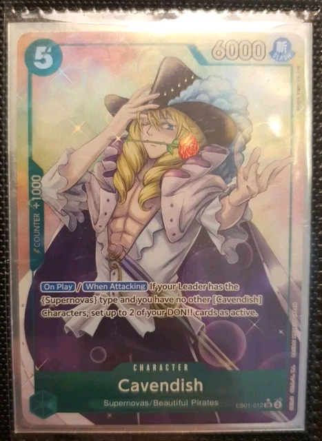ONE PIECE CARD Game - Cavendish - EB01-012 - Alternative Art - En EUR ...