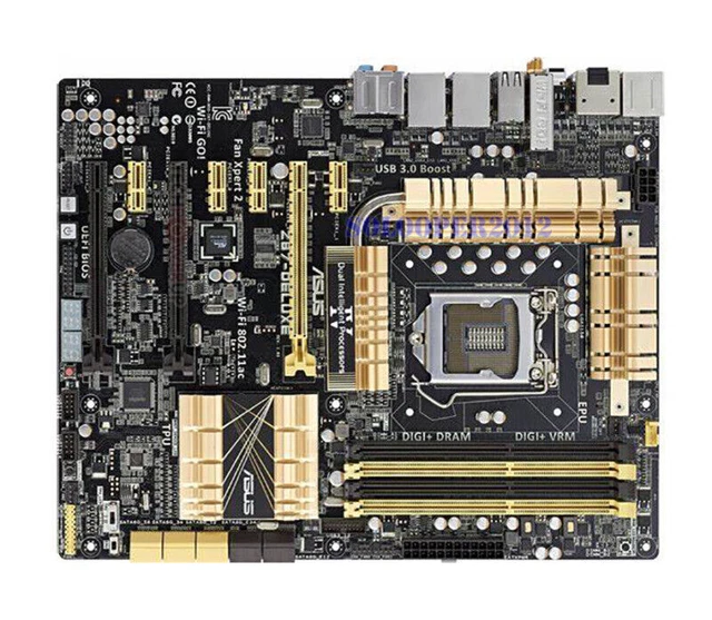 ASUS Z87-DELUXE SOCKET LGA 1150 Intel Z87 USB3.0 DDR3 HDMI Motherboard ATX £190.25 - PicClick UK