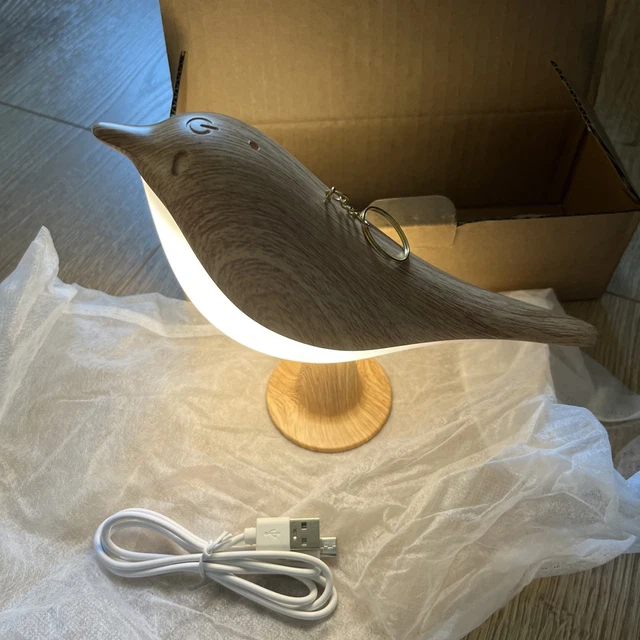 MAGPIE BIRD NIGHT Lights Touch-Control LED Lamp Creative Night Lamp ...