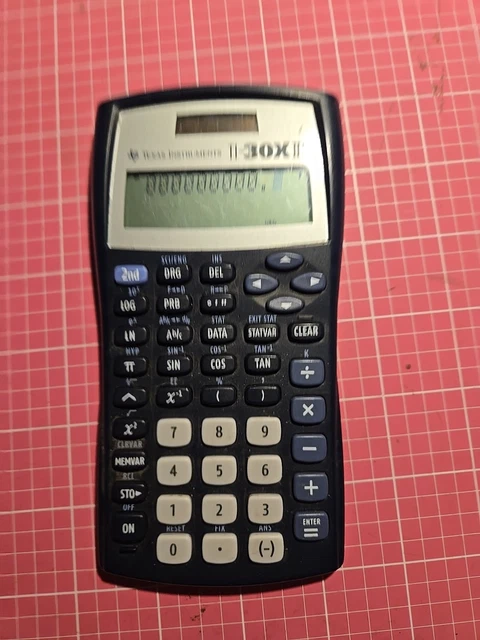 TEXAS INSTRUMENTS TI-30X IIS Solar Scientific Calculator No Cover ...