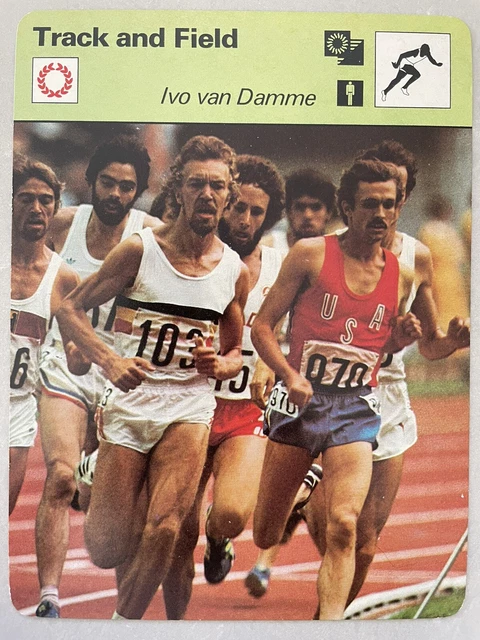 1977 SPORTSCASTER TRACK and Field Card Ivo van Damme EUR 1,62 - PicClick FR