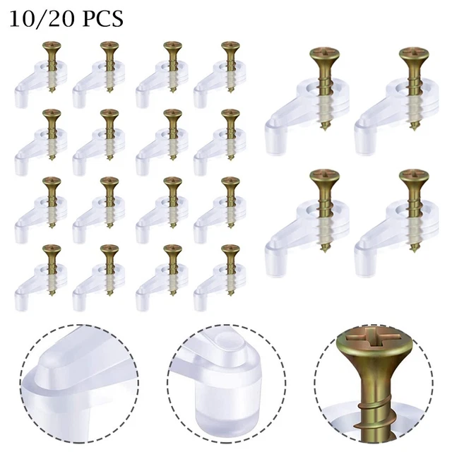 CLIPS DE RETENUE de porte en verre faciles à utiliser avec vis parfaits ...