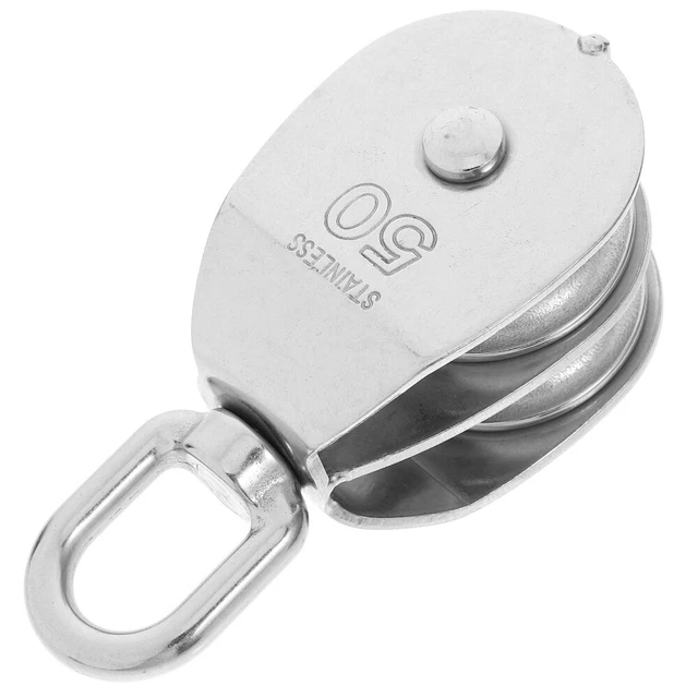 LIFTING ROPE PULLEY Wire Rope Track Pulley Wheel Small Handling Moving ...