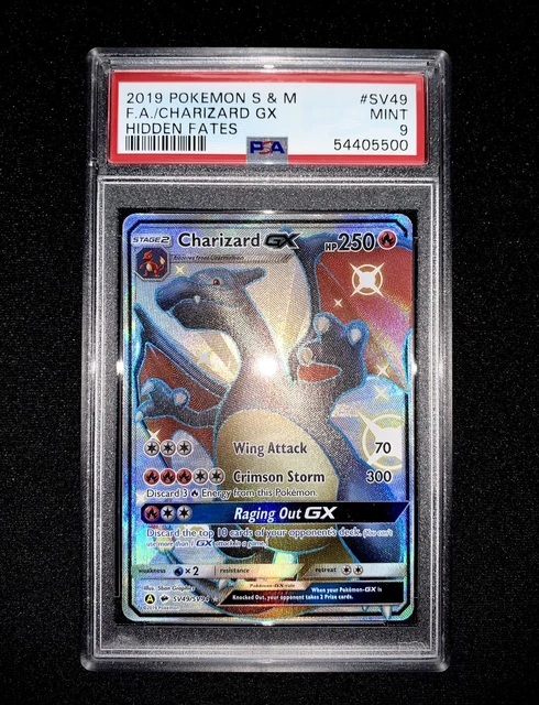 POKEMON CARD - FIRE DRAGON / CHARIZARD GX Shiny - sv49/sv94 - PSA 9 ...