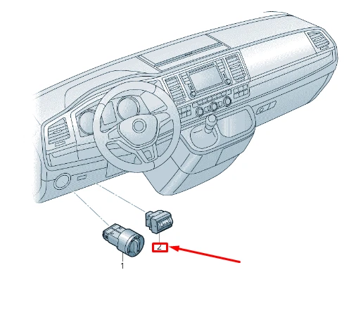 VW TRANSPORTER T6 Headlight Range Control Regulator 7E09413339B9 NEW ...