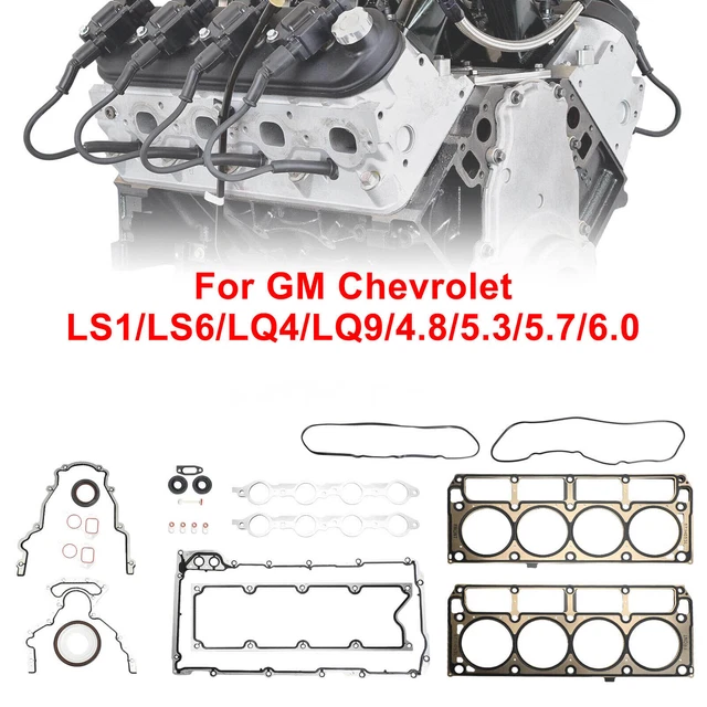 LS GASKET SET Kit & Head Gaskets Für GM Chevrolet LS1/LS6/LQ4/LQ9/4.8/5 ...
