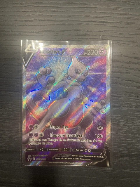 CARTE POKÉMON : Mewtwo V Full Art Ultra Rare Promo Pokémon Go Near MInt SWSH229 EUR 1,00 ...