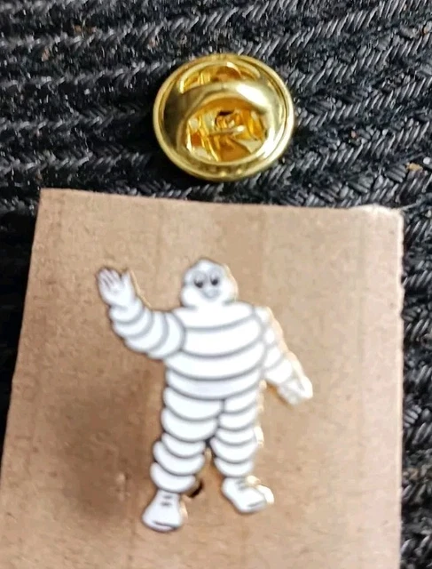 MICHELIN MAN / Bibendum Pin Badge. Metal and Enamel. Lovely Condition ...
