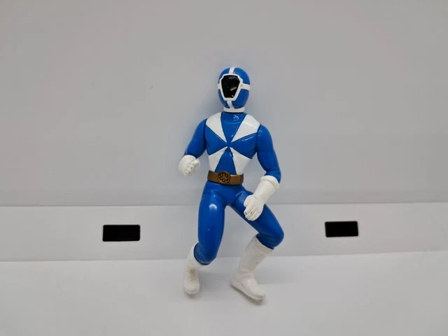 BANDAI MCDONALDS POWER Rangers Lightspeed Rescue BLUE RANGER Figure ...