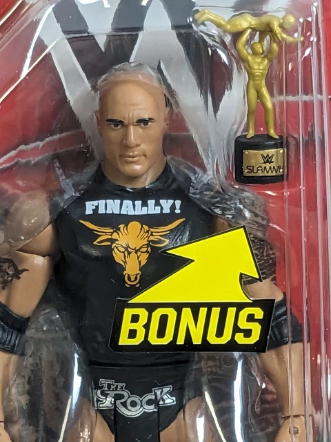 WWE ELITE THE Rock Figurine D'Action Mattel DXF81 K24 EUR 26,36 ...