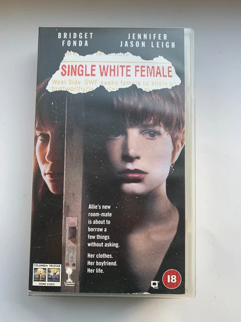 SINGLE WHITE FEMALE {1992, Vhs/Pal} Bridget Fonda, Jennifer Jason Leigh ...