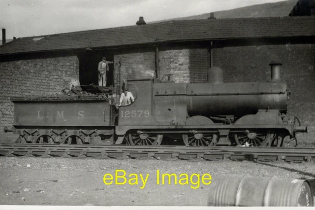 PHOTO 6X4 RAILWAY ex LYR LMS 12579 0-6-0 Tebay Shed c1949 £5.00 ...