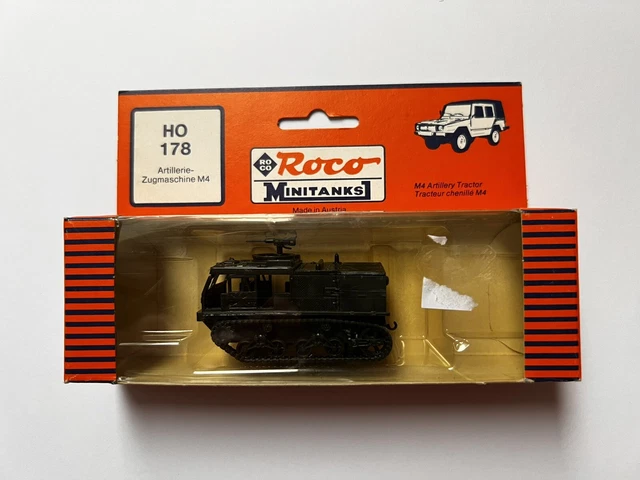 ROCO MINITANKS 178 Artillerie Zugmaschine M4 - Neu in OVP EUR 13,95 ...