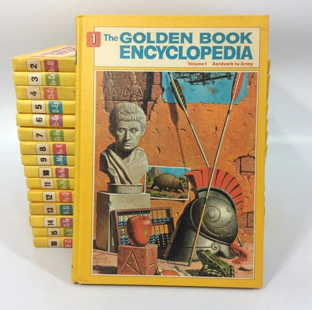 HOME SCHOOLING 1970’S The Golden Book Encyclopedia' Full Set of 1-16 ...
