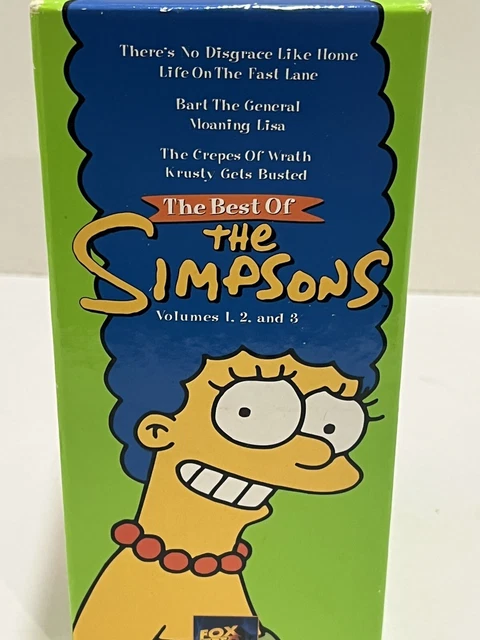THE BEST OF The Simpsons - VHS Box Set Volumes 1 2 & 3 $19.00 - PicClick CA