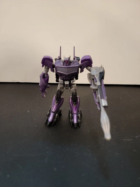 TRANSFORMERS PRIME CYBERVERSE Commander Class Beast Hunters Shockwave ...